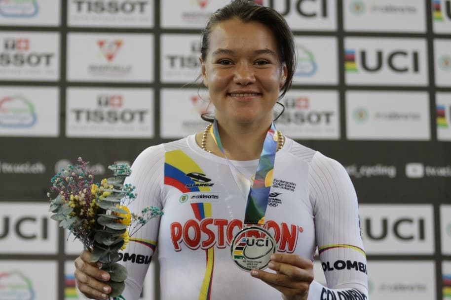 Martha Bayona gana plata en Copa Mundo pista Cali Martha Bayona gana plata en Copa Mundo pista Cali