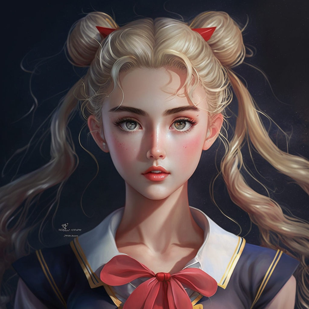 ¿Cómo se vería Sailor Moon en la vida real?